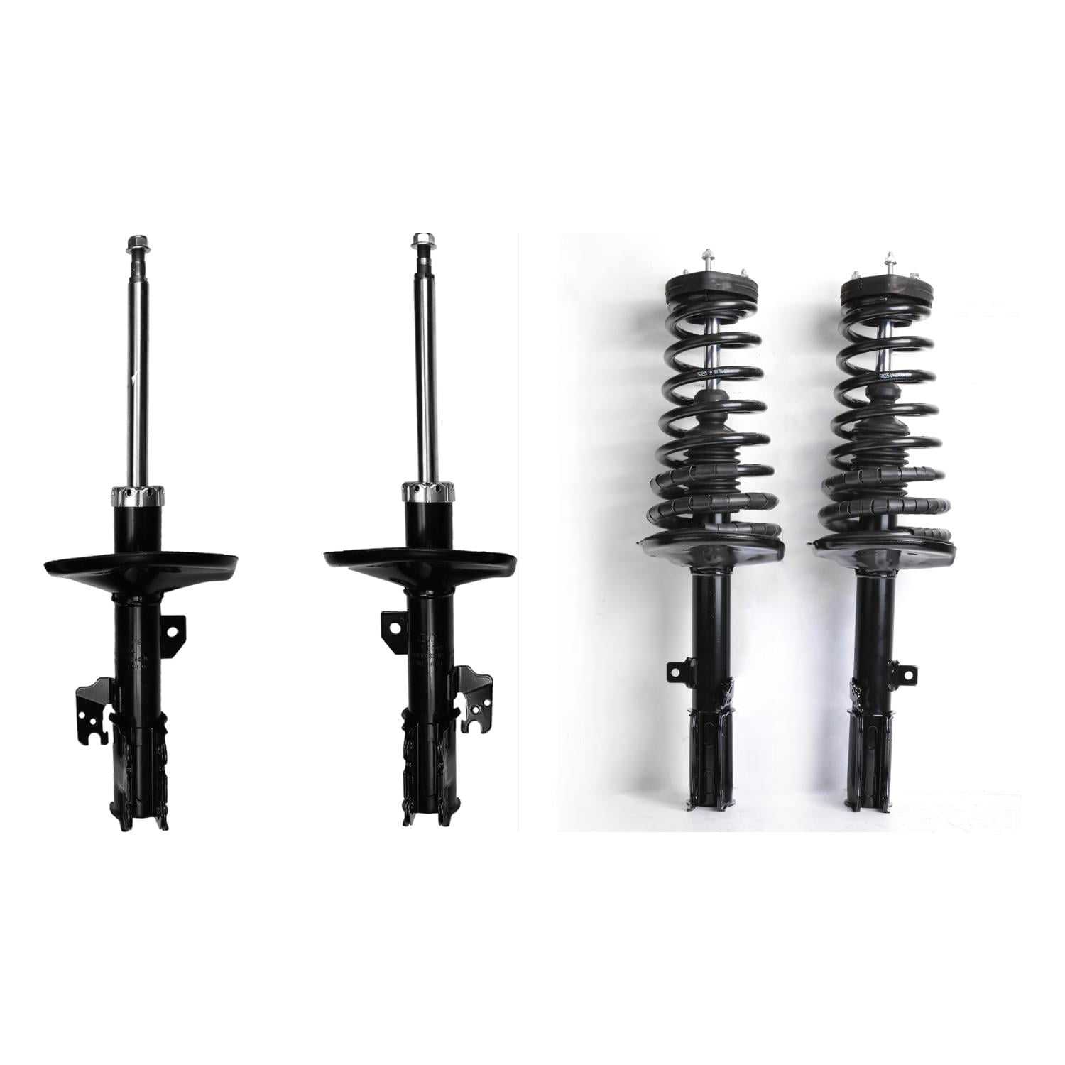 KAIHUIXING 4 Pieces Front Rear Side Shock Struts & Springs Assembly ...