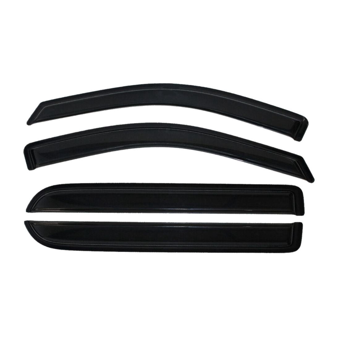 KAIHUIXING 4pcs Deflector Window Visor Front Rear Side Outside Mount ...
