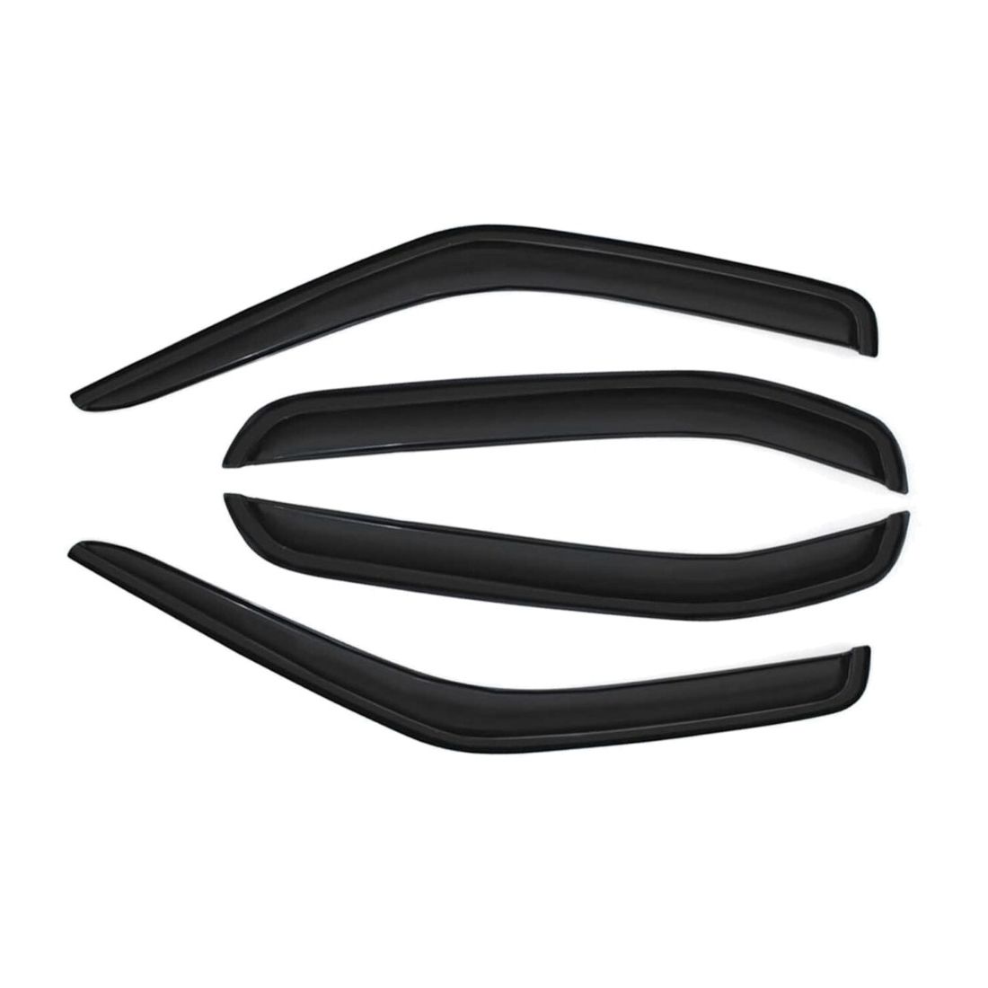 KAIHUIXING 4pcs Rain Deflector Guard Window Visors Front Rear Side ...