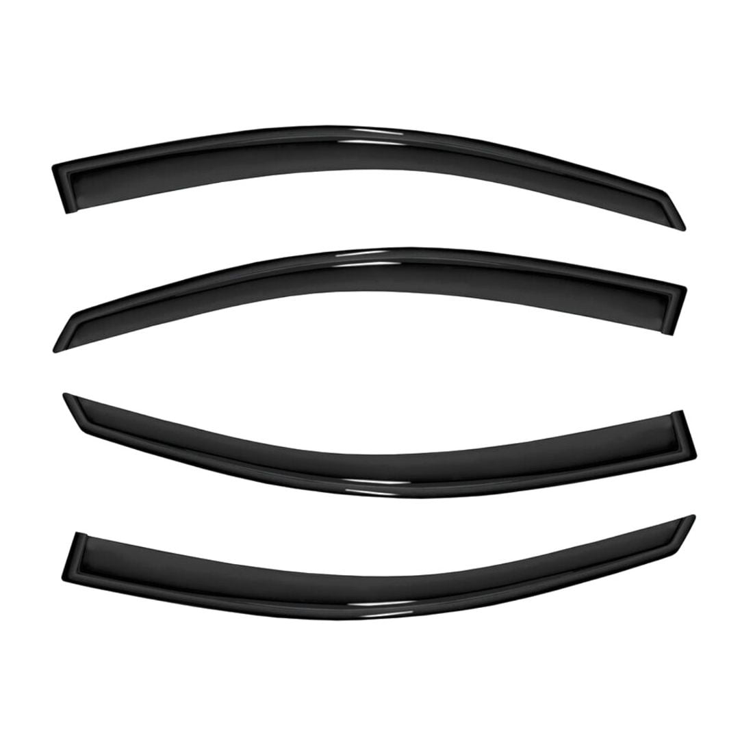 KAIHUIXING 4pcs Sun Rain Deflector Guard Window Visor Front Rear Side ...