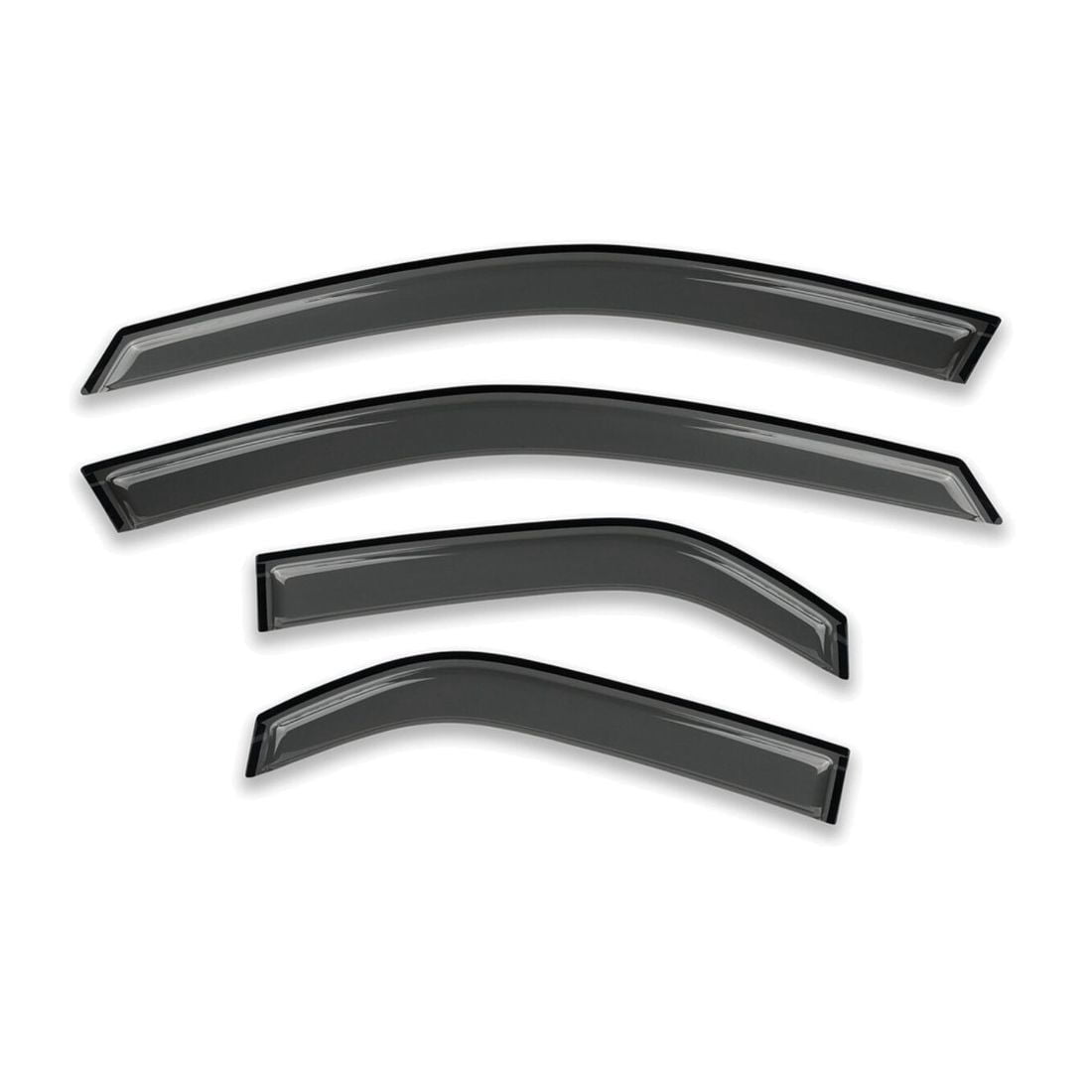 KAIHUIXING 4pcs Sun Rain Guards Window Visor Front Rear Side Outside ...