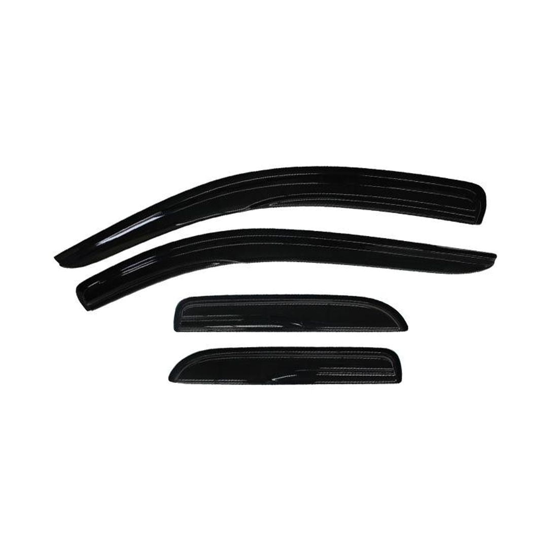 KAIHUIXING 4pcs Sun Rain Wind Deflectors Door Window Visors Outside ...