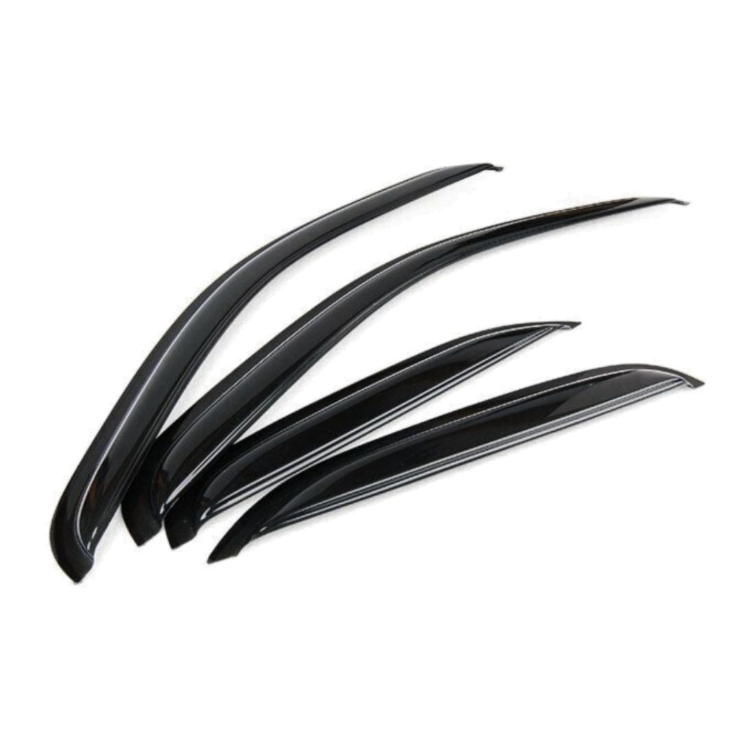 KAIHUIXING 4pcs Sun Shade Rain Vent Guard Window Visor Front Rear Left ...