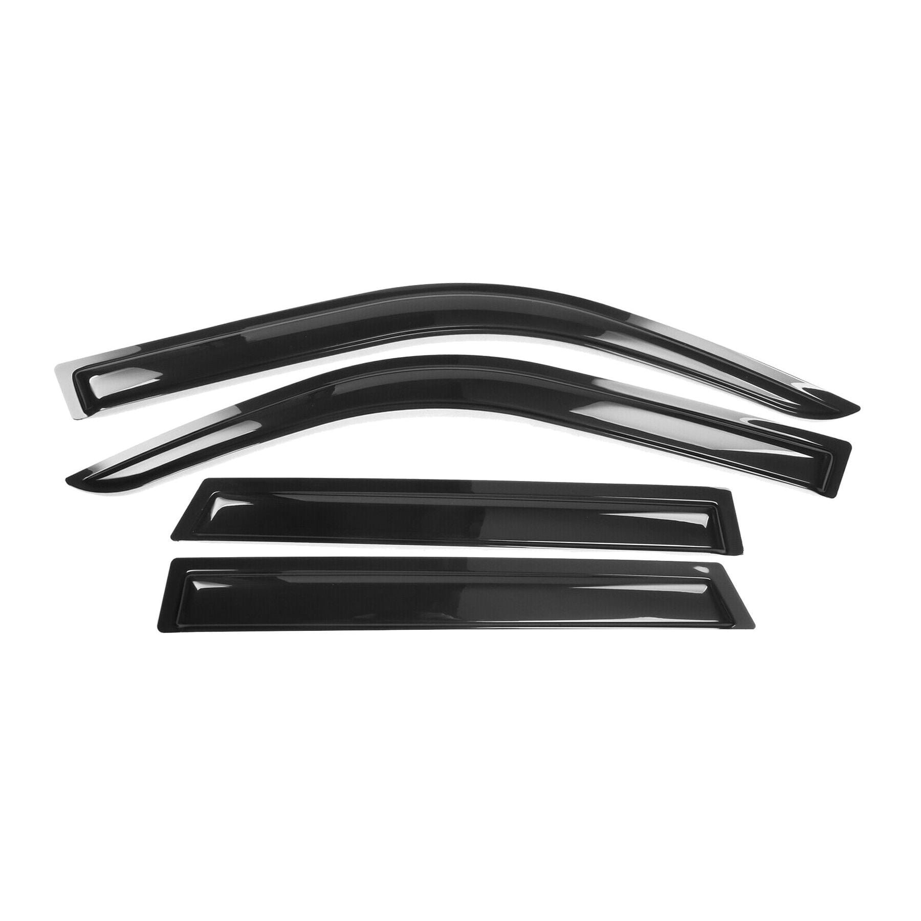 KAIHUIXING Acrylic Slim Window Visors Sun Rain Guards 4pcs Set Left ...