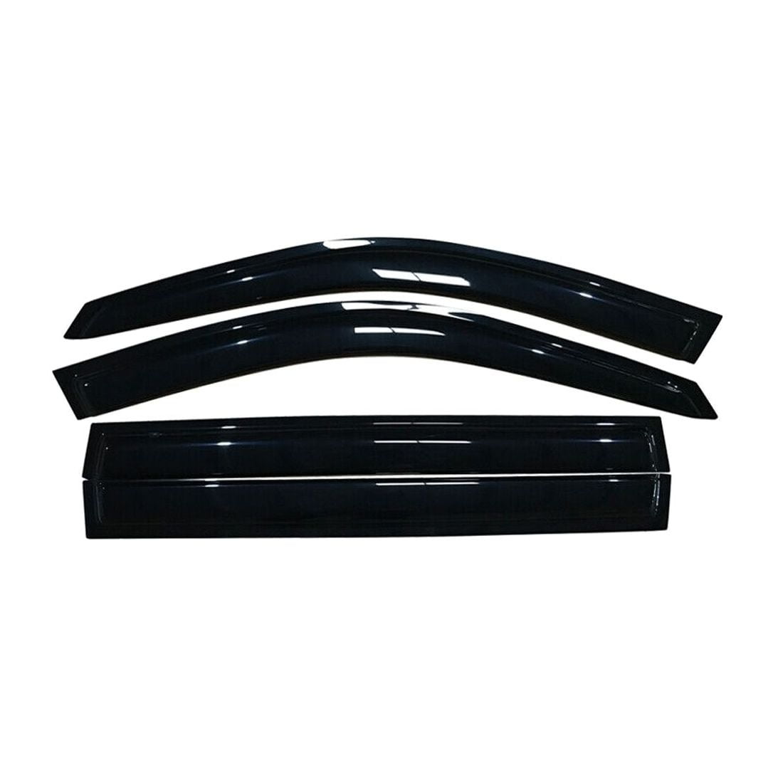 KAIHUIXING Acrylic Window Visors Rain Sun Guard 4pc Left Right for ...