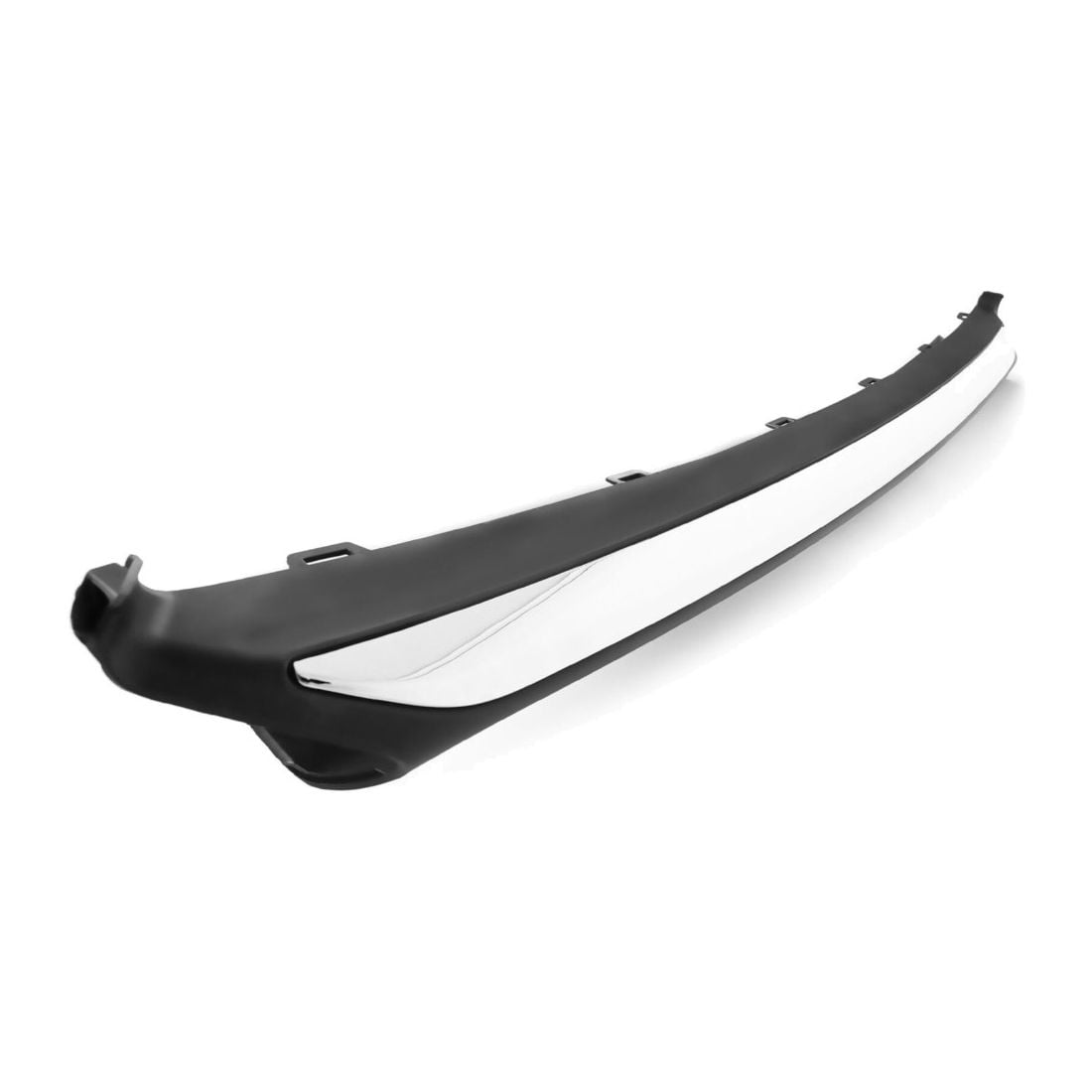 KAIHUIXING Bumper Grille Front Lower Side Black+Silver Plastic Bumper ...