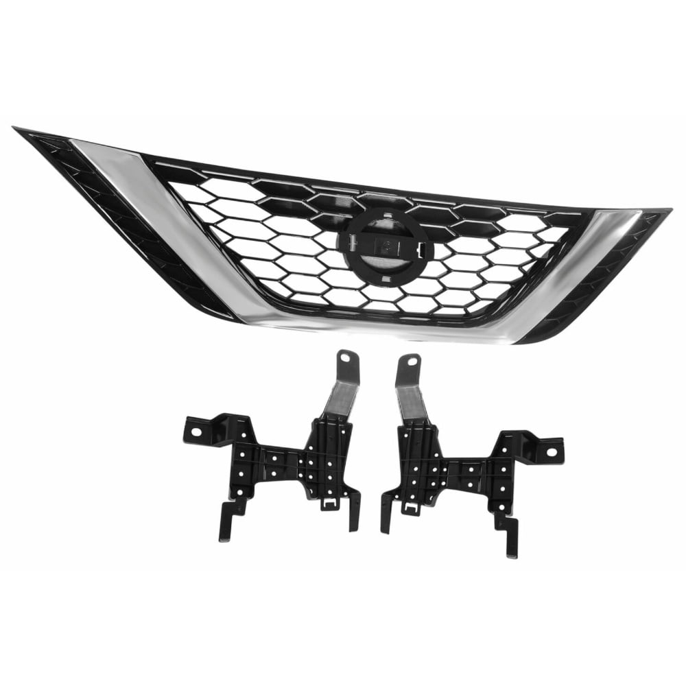 KAIHUIXING Bumper Grille Front Side Black Honeycomb for Nissan for ...