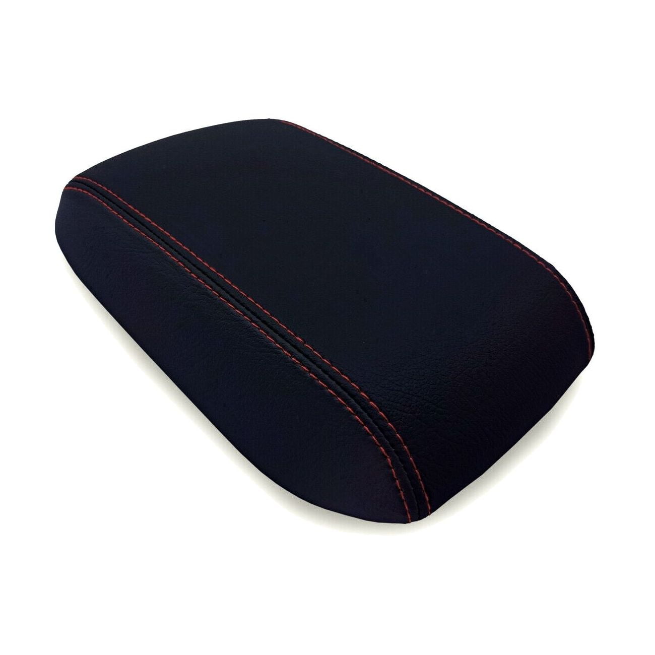 KAIHUIXING Center Console Armrest PVC Leather Black Red Stitch for ...