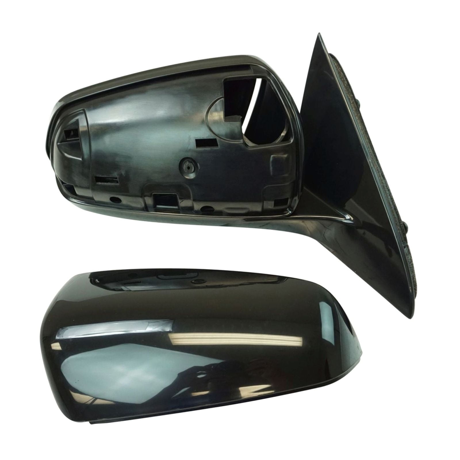 KAIHUIXING Exterior Power Heated Manual Folding Mirror Black Side Paint ...