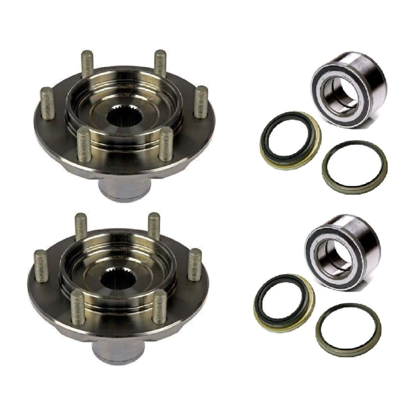 KAIHUIXING Front Wheel Hub & Bearing & Seal Kit for Toyota for 4Runner ...