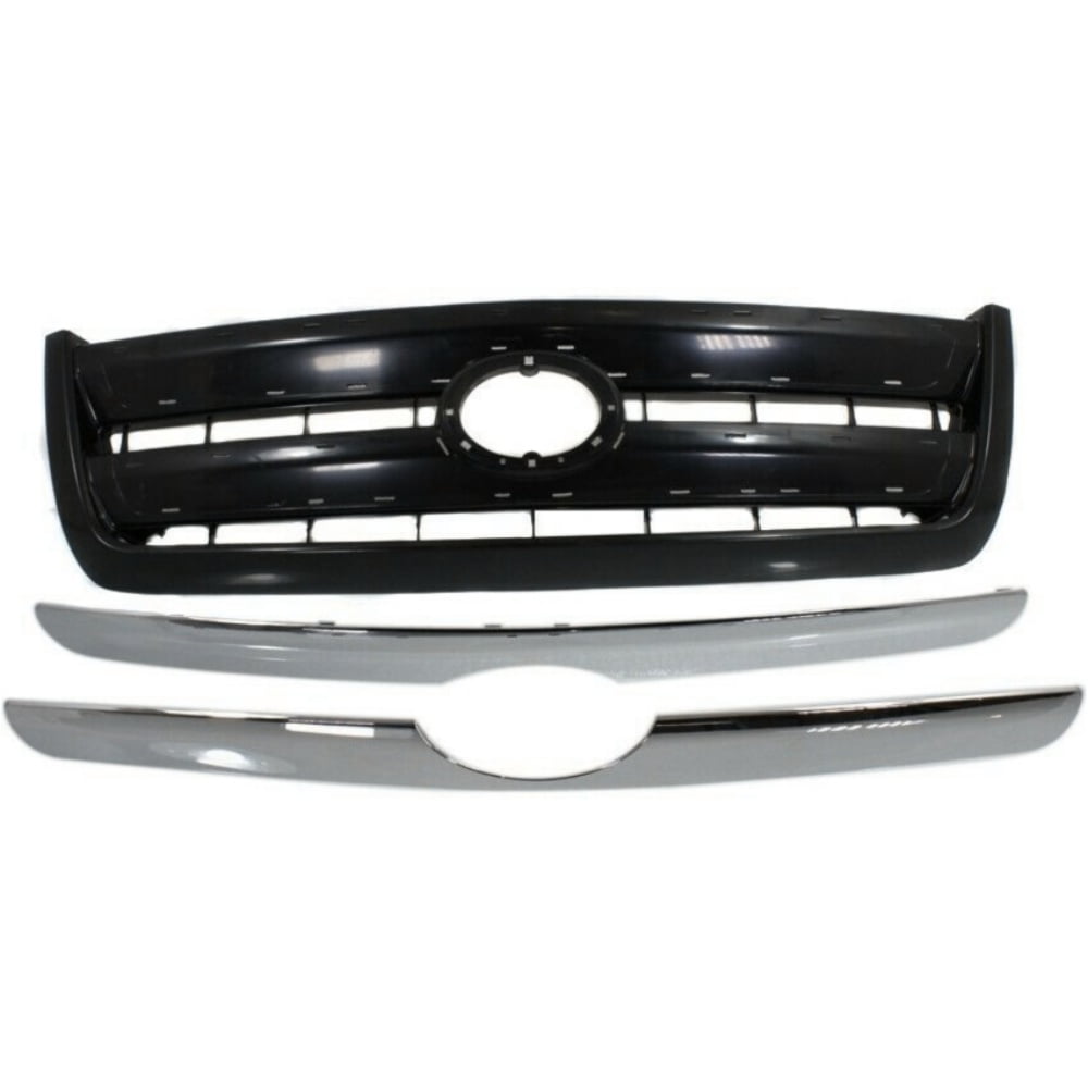 KAIHUIXING Grille Assembly Front Side with Chrome Molding and Emblem ...