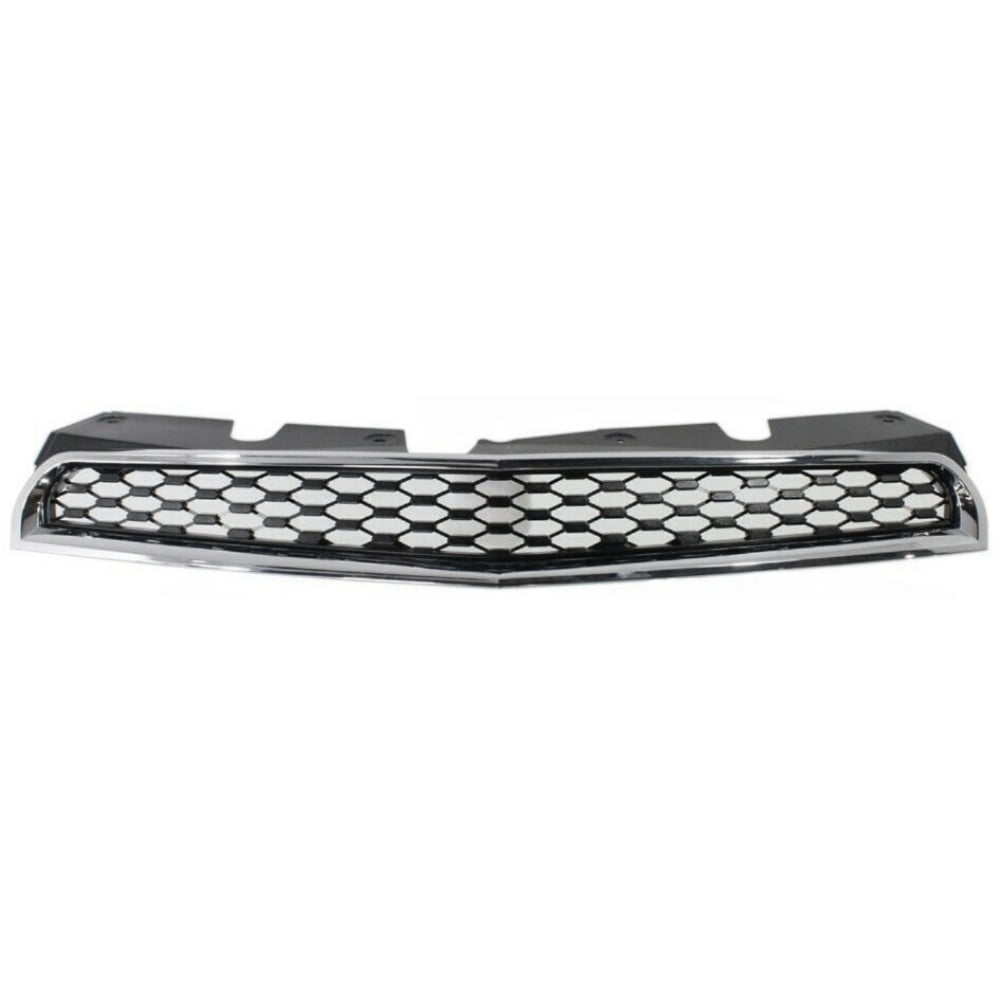 KAIHUIXING Grille Assembly Upper Side Chrome with Painted Black Insert ...