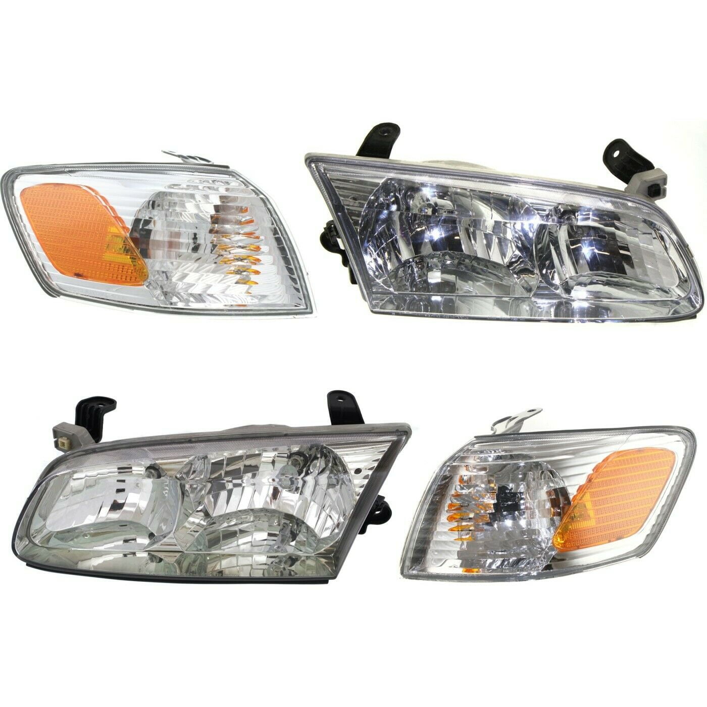 KAIHUIXING Headlight Corner Light Lamp Kit Set of 4 for Toyota for ...