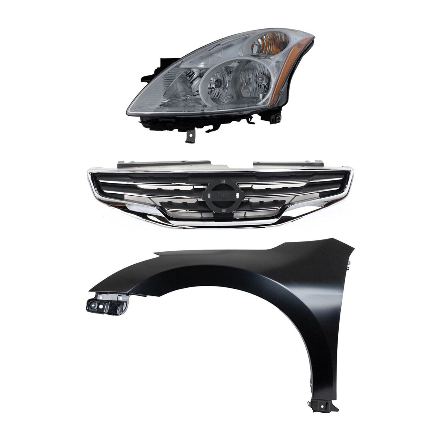 KAIHUIXING Headlight Driving Head Light Headlamp Kit Driver Left Side ...