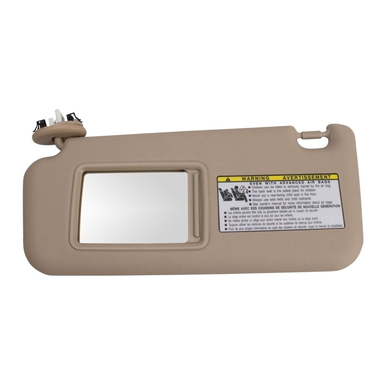 KAIHUIXING Left Ivory Sun Visor for Toyota for RAV4 2006-2009 74320 ...