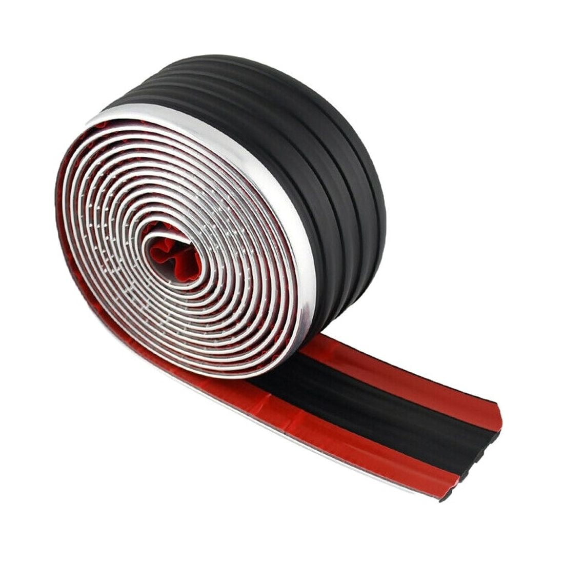 KAIHUIXING Molding Roll Body Belt Exterior Side Black & Chrome Fits ...