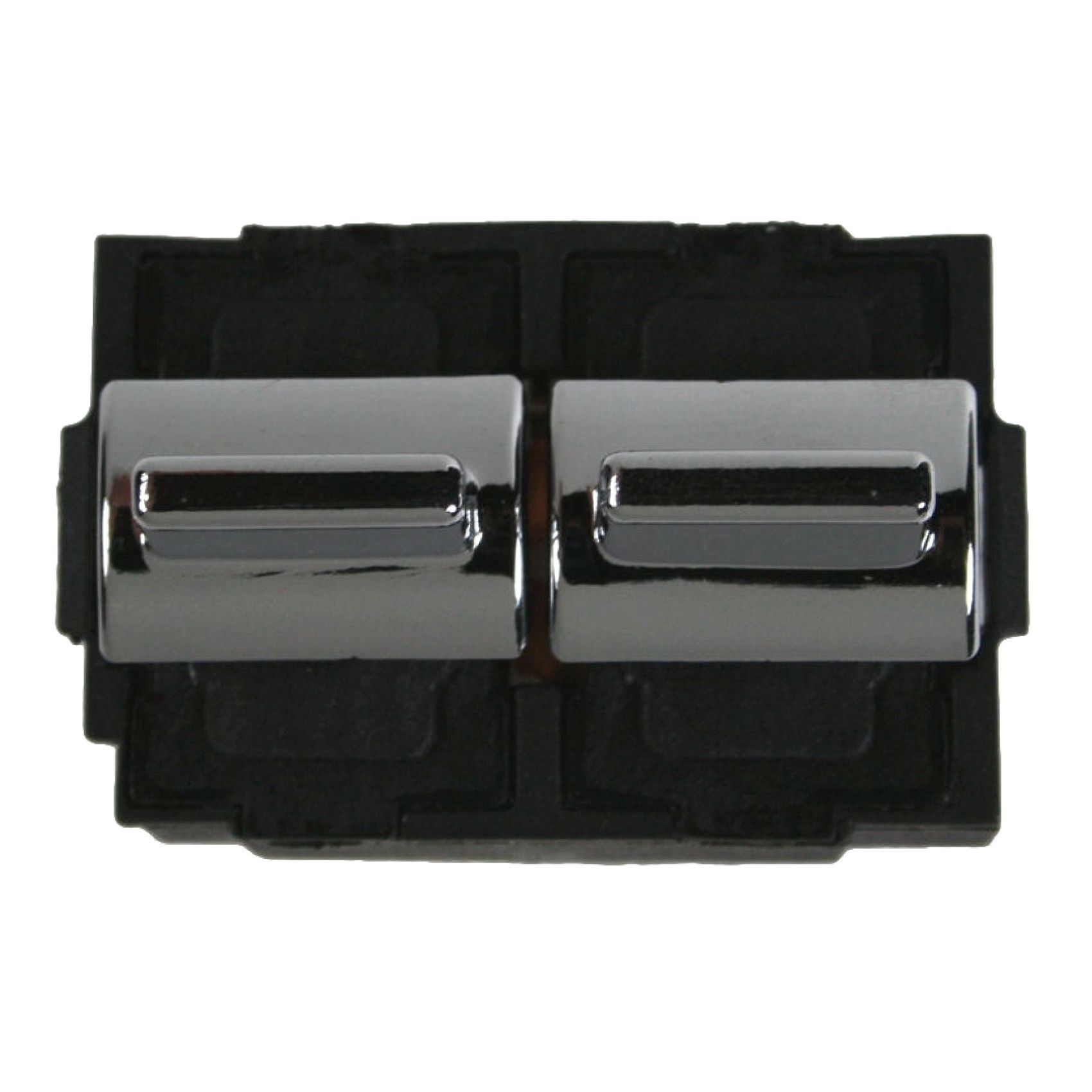 KAIHUIXING Power Window Switch 2 Button 6 Prong Chrome for Grand Prix ...