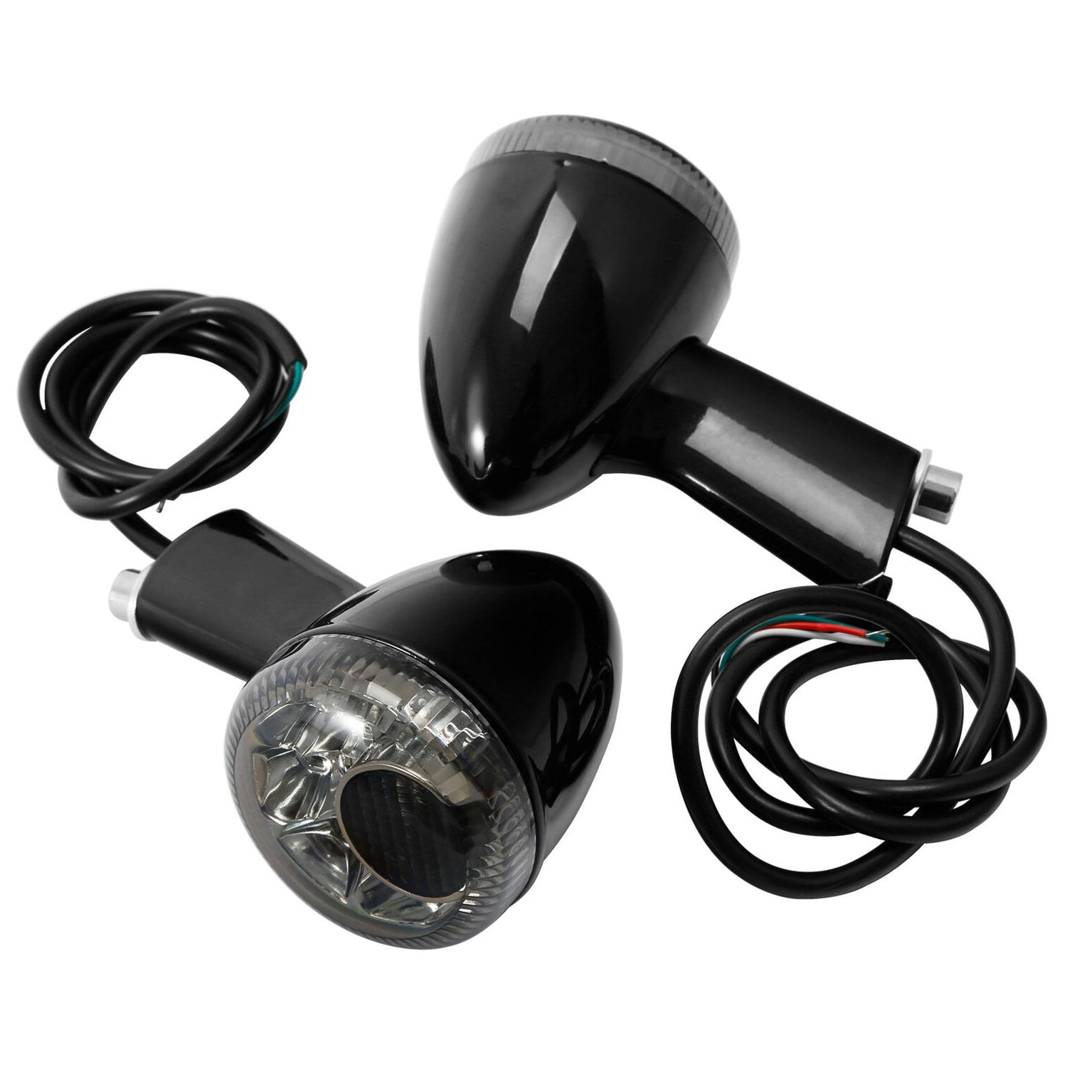 KAIHUIXING Rear Turn Signals Light Smoke 1200 Zinc Alloy+ ABS Plastic ...