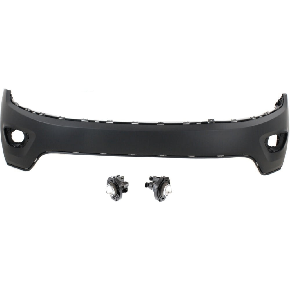 KAIHUIXING Set of 3 Bumper Covers Fascias Front Upper for Jeep for ...