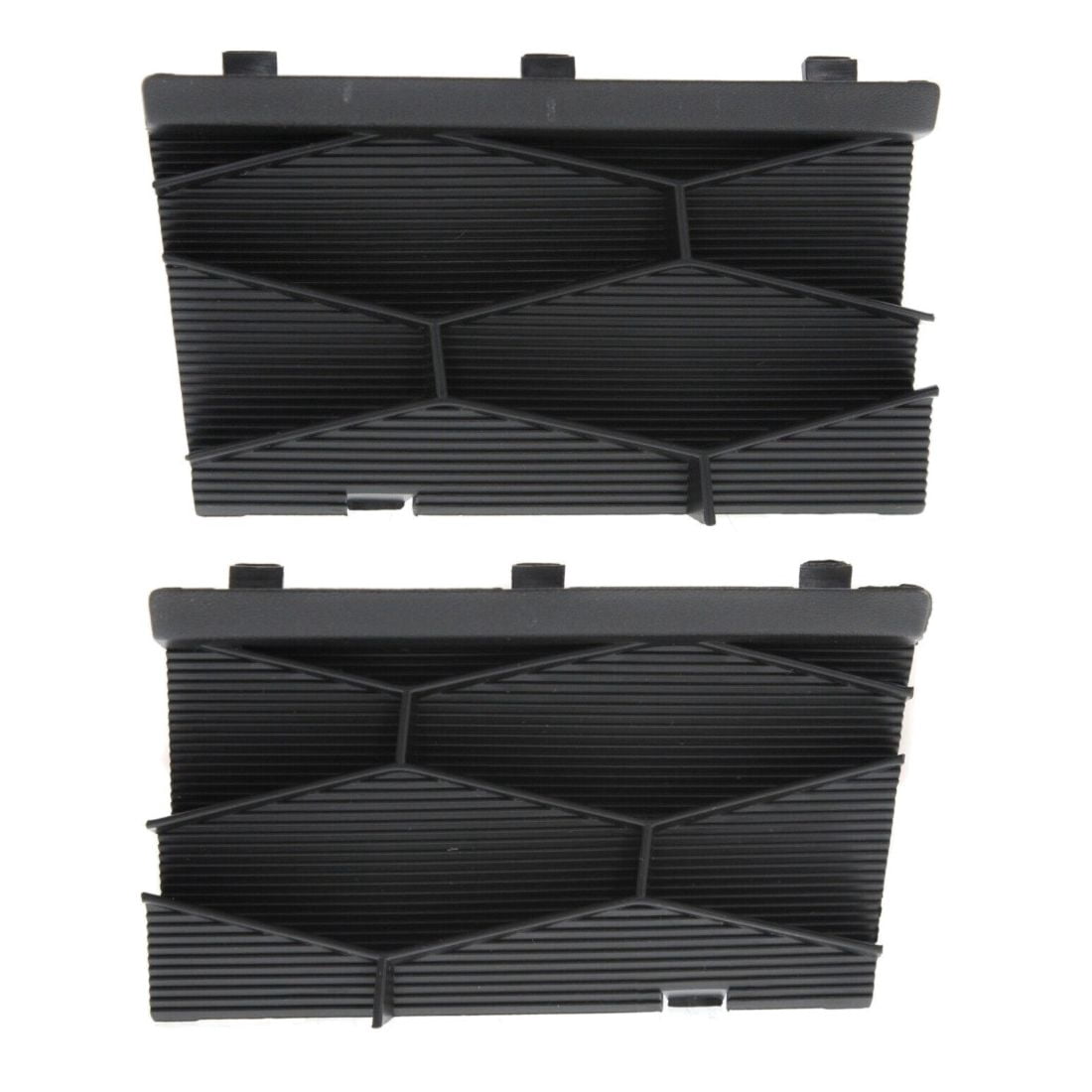 KAIHUIXING Set of 2 Tow Eye Covers Fog Light Lower Bumper Grill Left ...