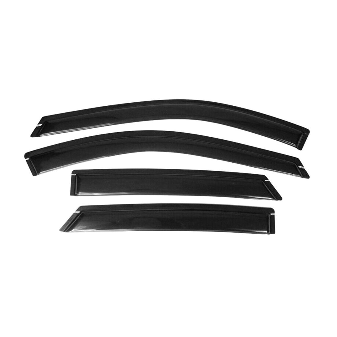 KAIHUIXING Tape on Window Visors Sun Rain Guard Deflector 4pc Left ...