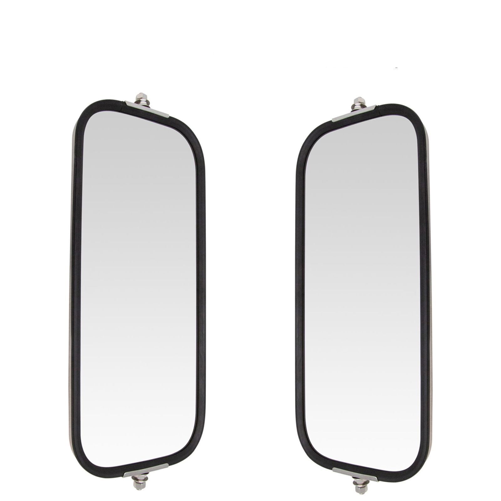 KAIHUIXING West Coast Mirror Peaked Back 16X7 Stainless Steel Pair Set ...