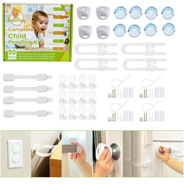 KAILEXBABY 50Pc Baby Proofing Kit: Complete Child Safety Solution for ...