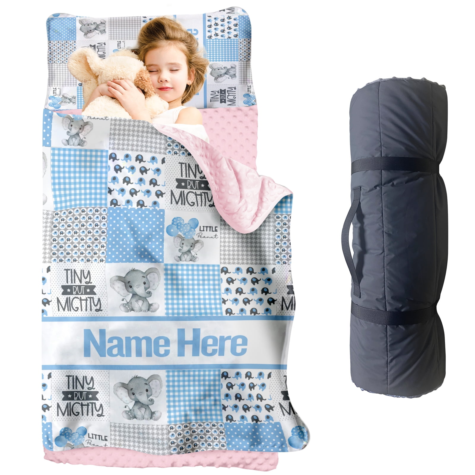 KAINSY Custom Name Toddler Nap Mat for Preschool , Personalized ...