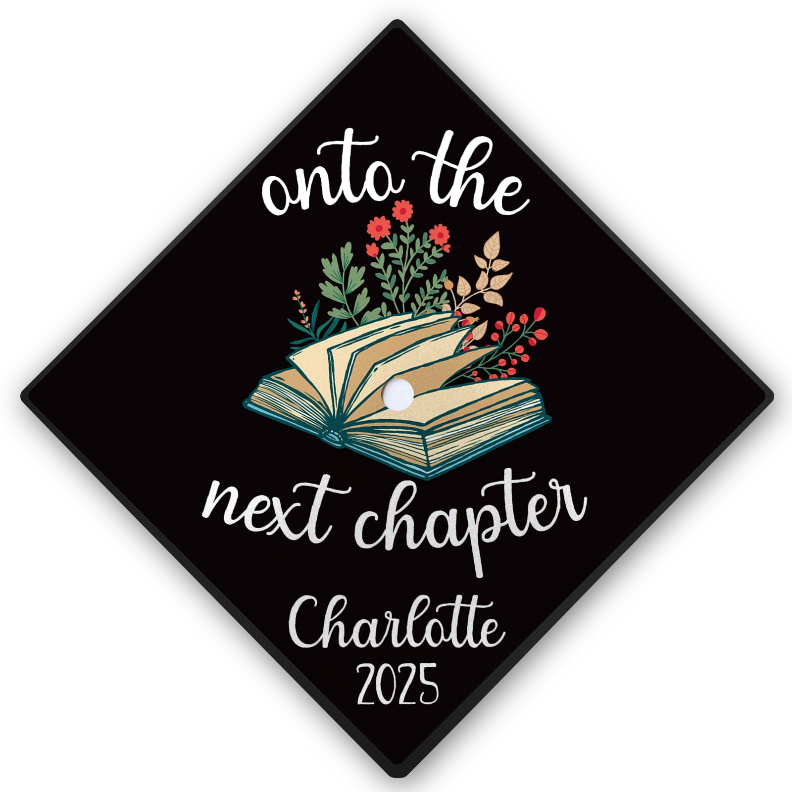 KAINSY Feraurae Custom Grad Cap Decorations Class of 2025, Personalized ...