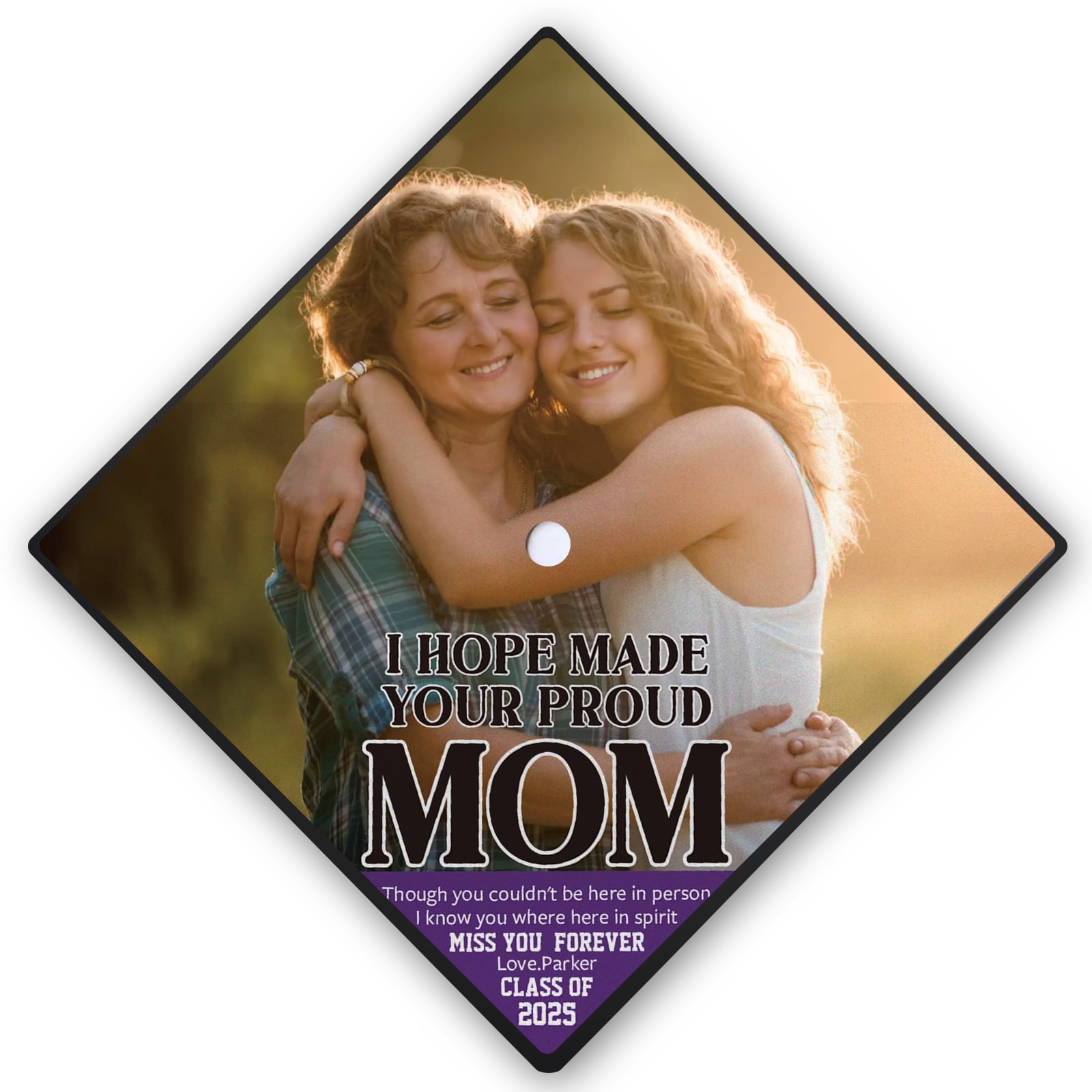 KAINSY Feraurae Personalized Grad Cap Decorations Class of 2025, Custom ...