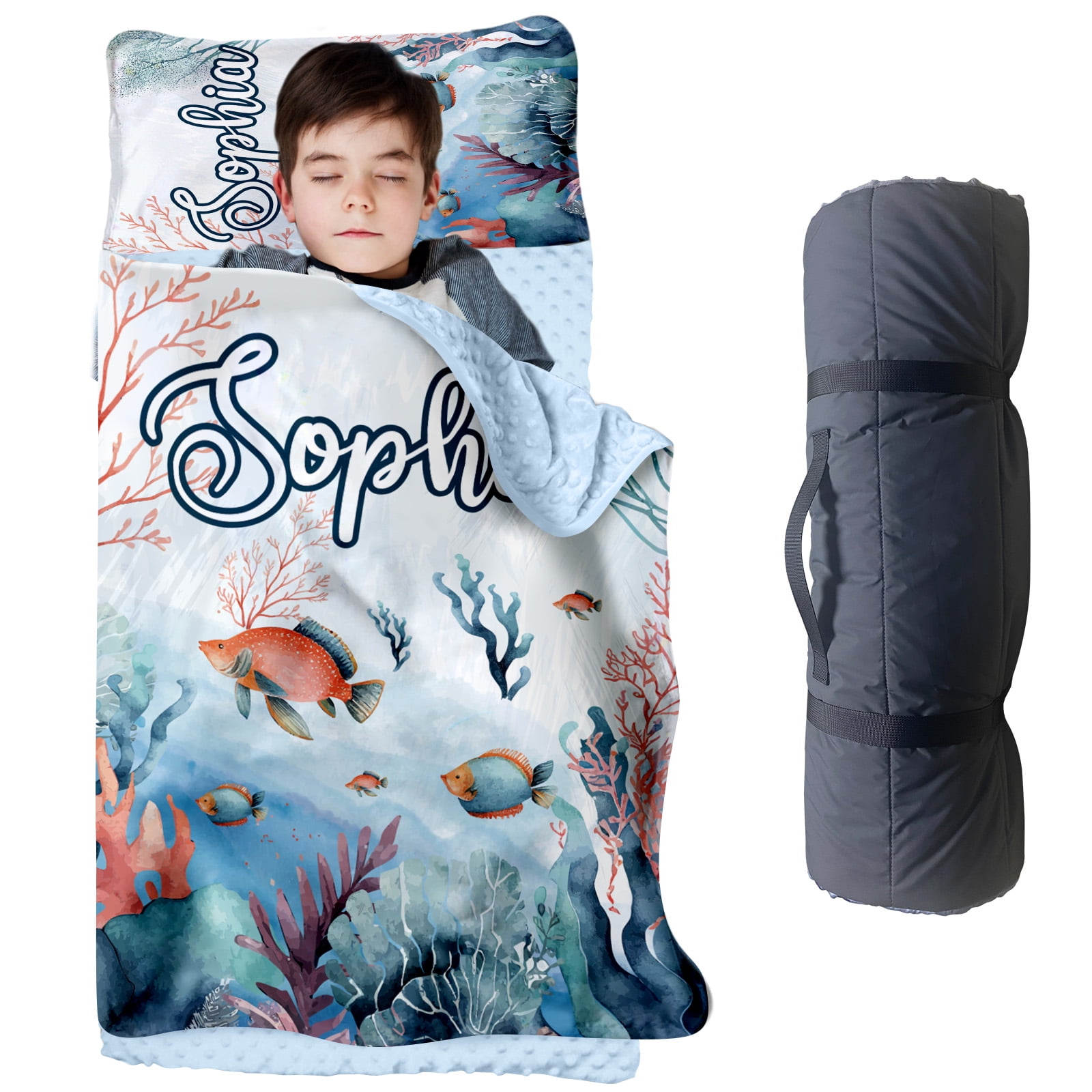 KAINSY Personalized Toddler Nap Mat for Daycare, Comfortable Nap Mat ...