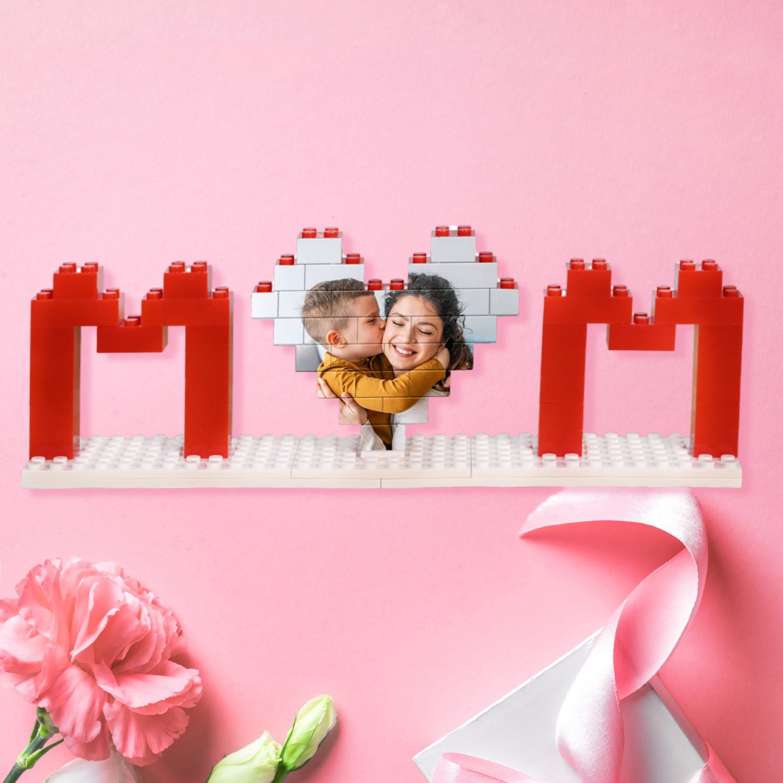 KAINSY ZOTIMEF Personalized Photo Building Blocks Puzzles - Custom MOM ...