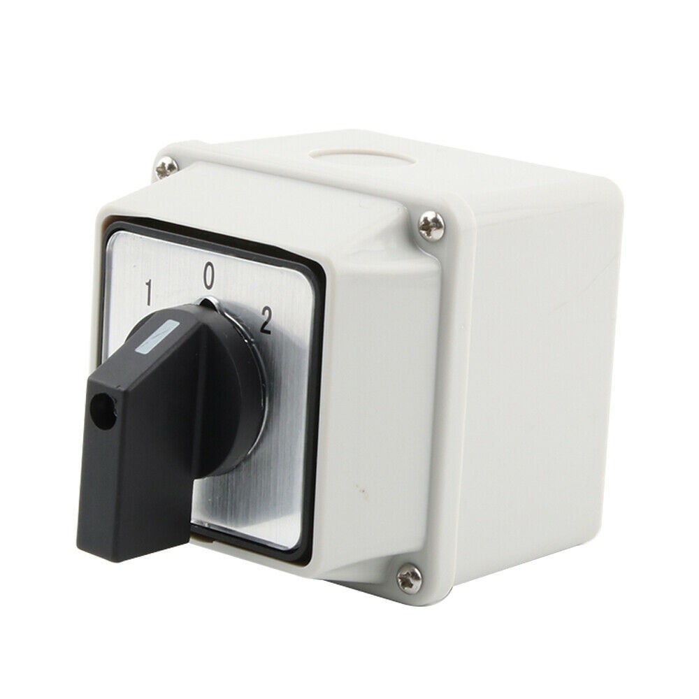 KAIRUITE 3-Position 8-Terminal Rotary Selector Cam Changeover Switch ...