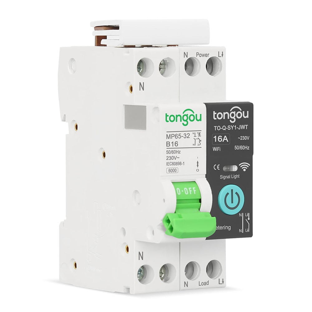 KAIRUITE TUYA MCB WIFI Smart Circuit Breaker With Metering 1P 32A ...