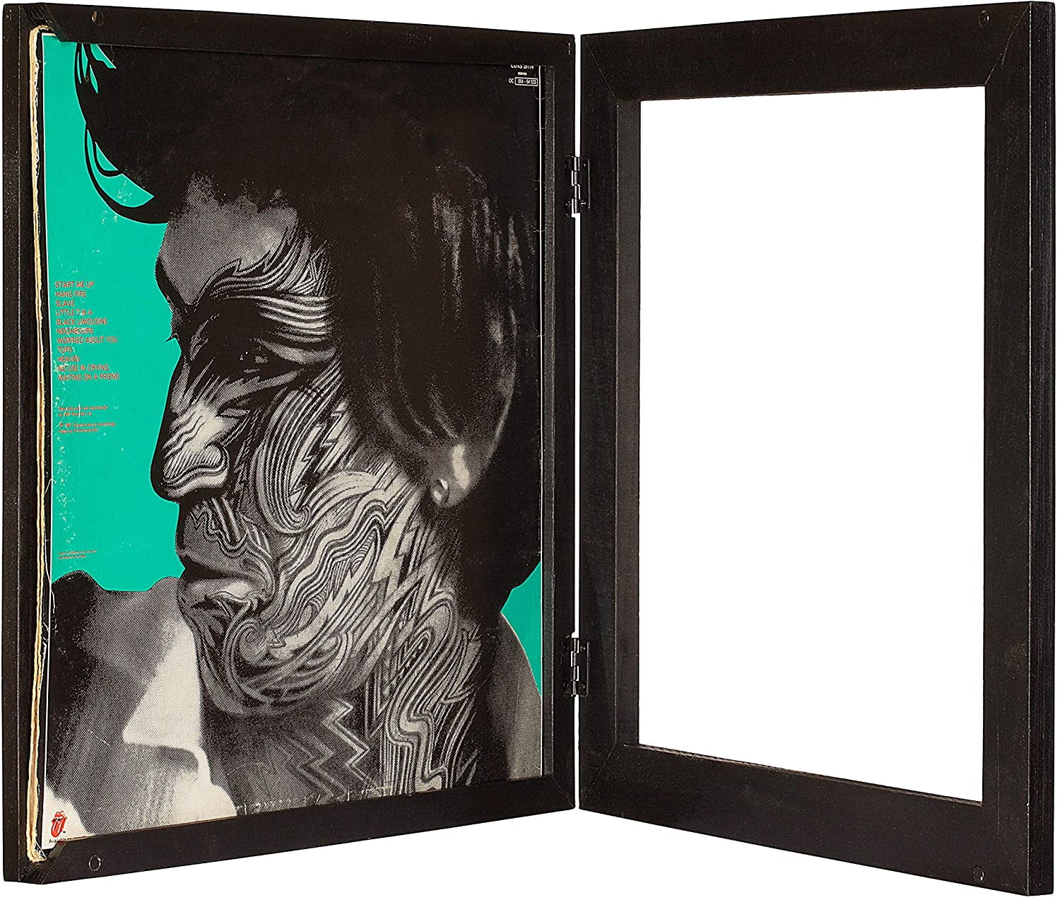KAIU Vinyl Record Frame - Solid Wood & Clear Acrylic Display ...