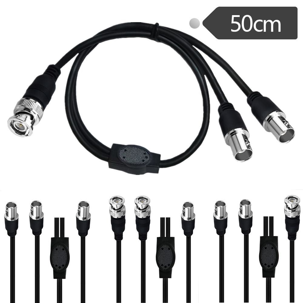 KAIXUDA USA BNC 1-to-2 Splitter Adapter Cable for 3C-2V Coaxial Video ...