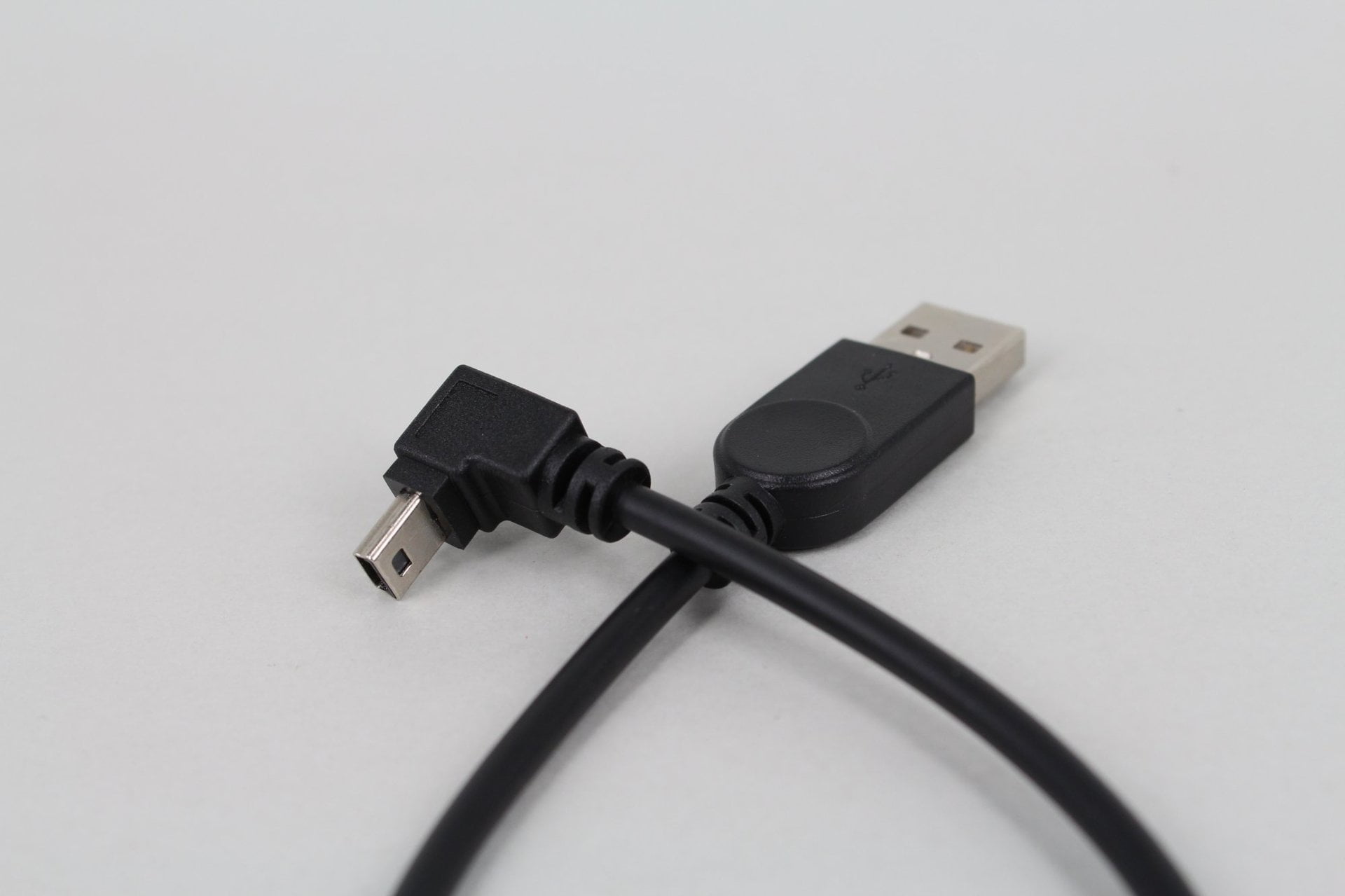 KAIXUDA USA Mini USB 90-Degree Right Angle Adapter Cable (Male to Male ...