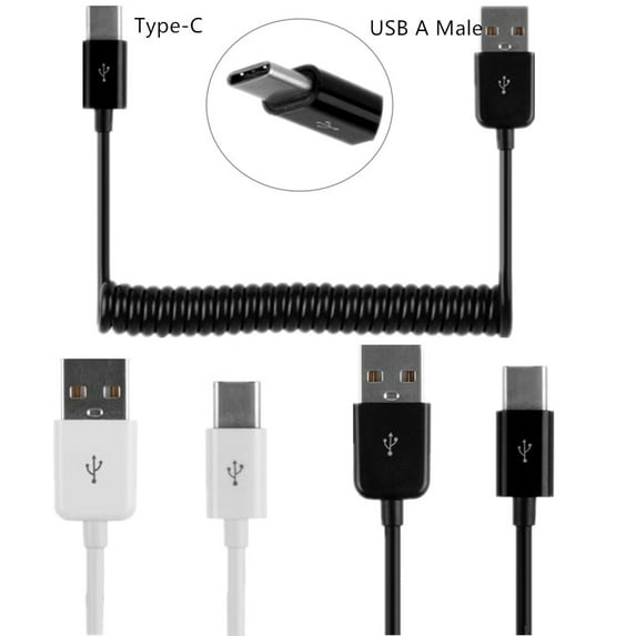 KAIXUDA USA Type-C to USB 2.0 Retractable Spring Cable for LeEco Phones ...