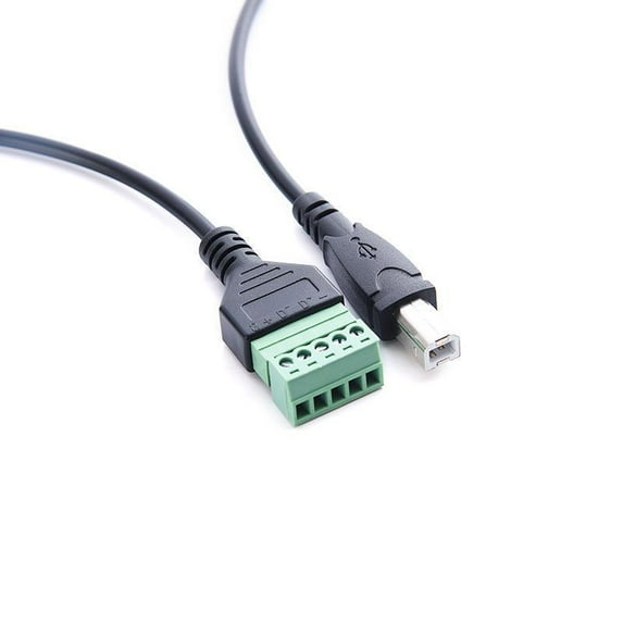 KAIXUDA USA USB 2.0 B Male to Green Terminal Connector, Solderless 5 ...