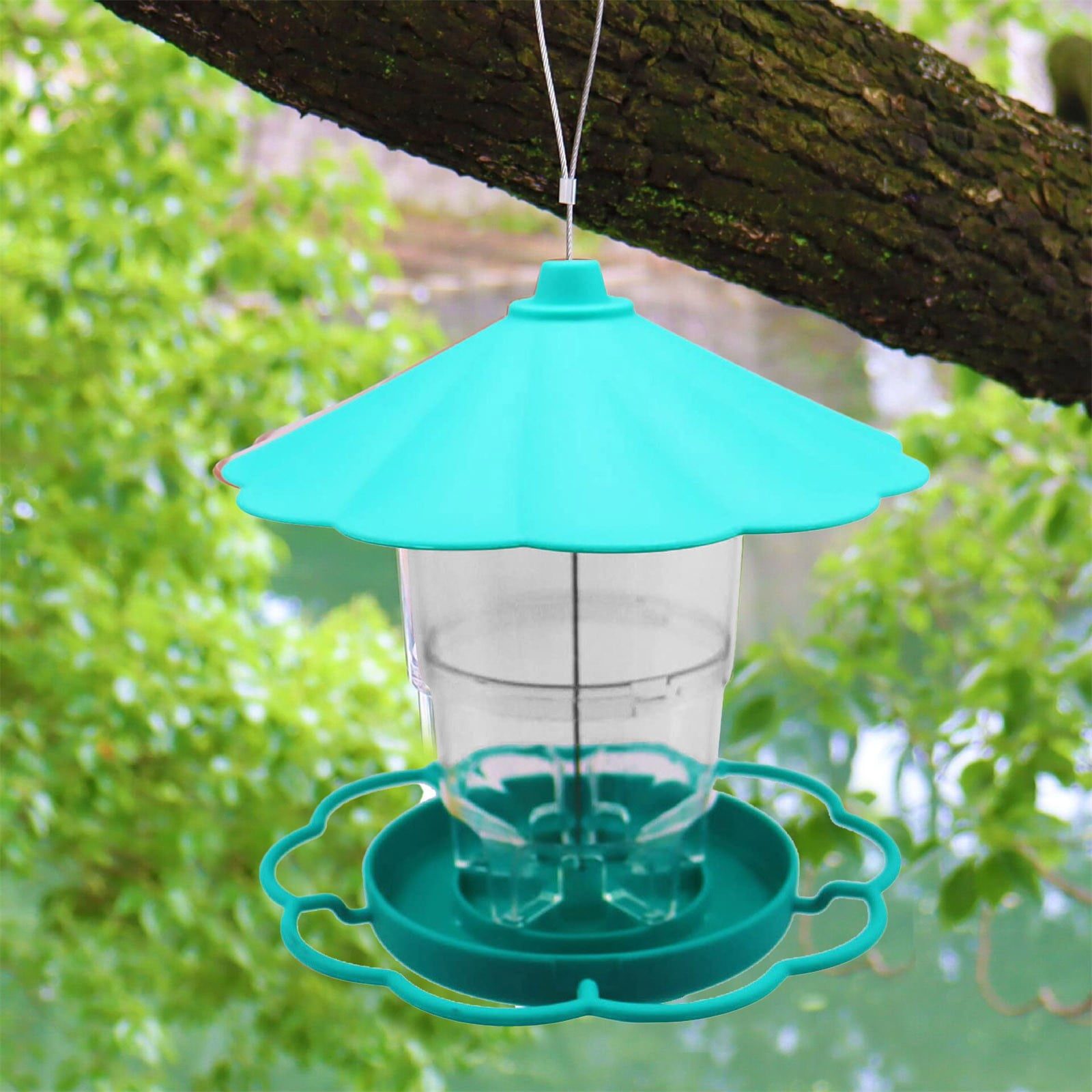 KAJHDGH BigBird Feeder For Outdoor Hanging Plastic Wild Bird Feeder For ...
