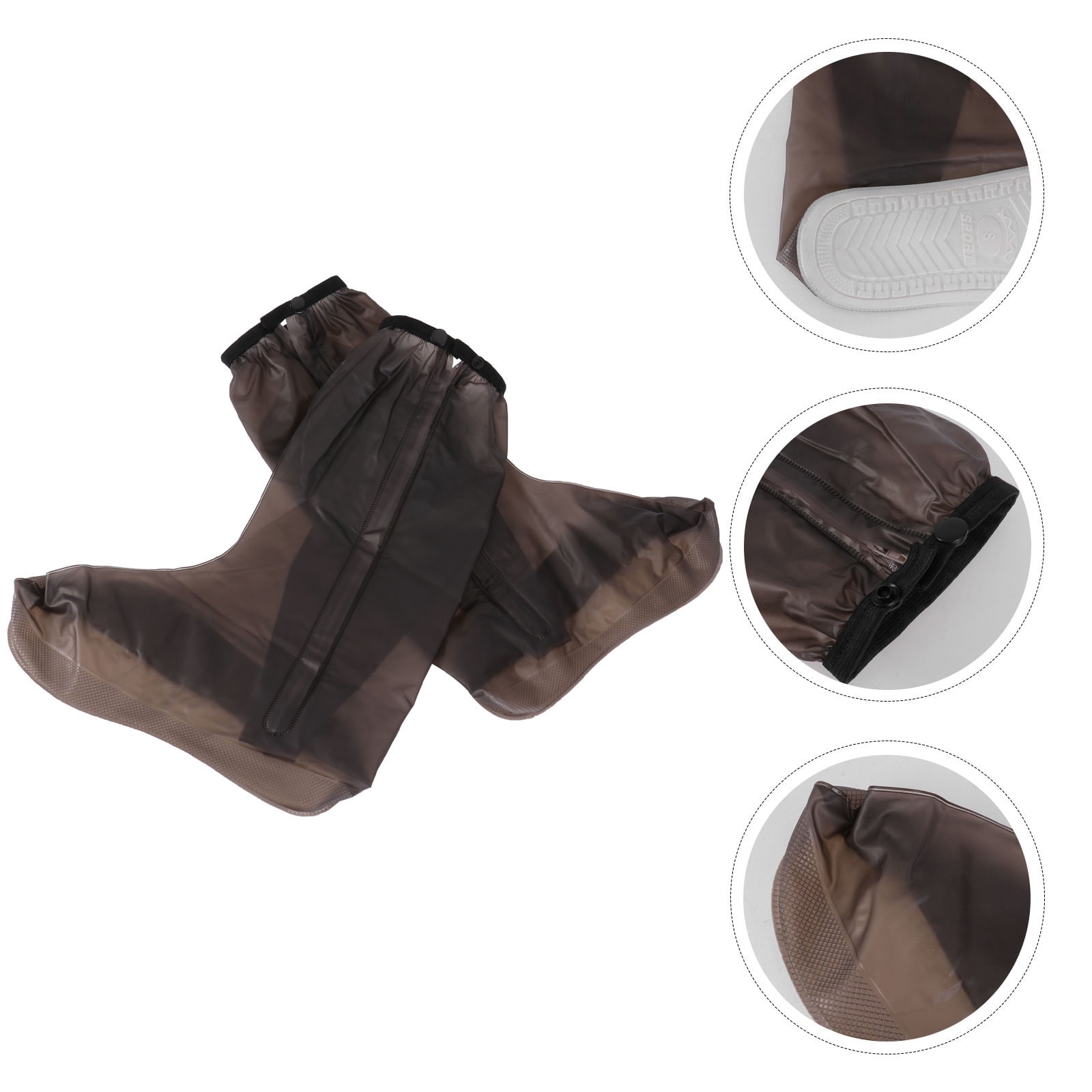 KAJNBN 1 Pair Waterproof PVC Shoe Cover for Rainy Days and Outdoor Use ...