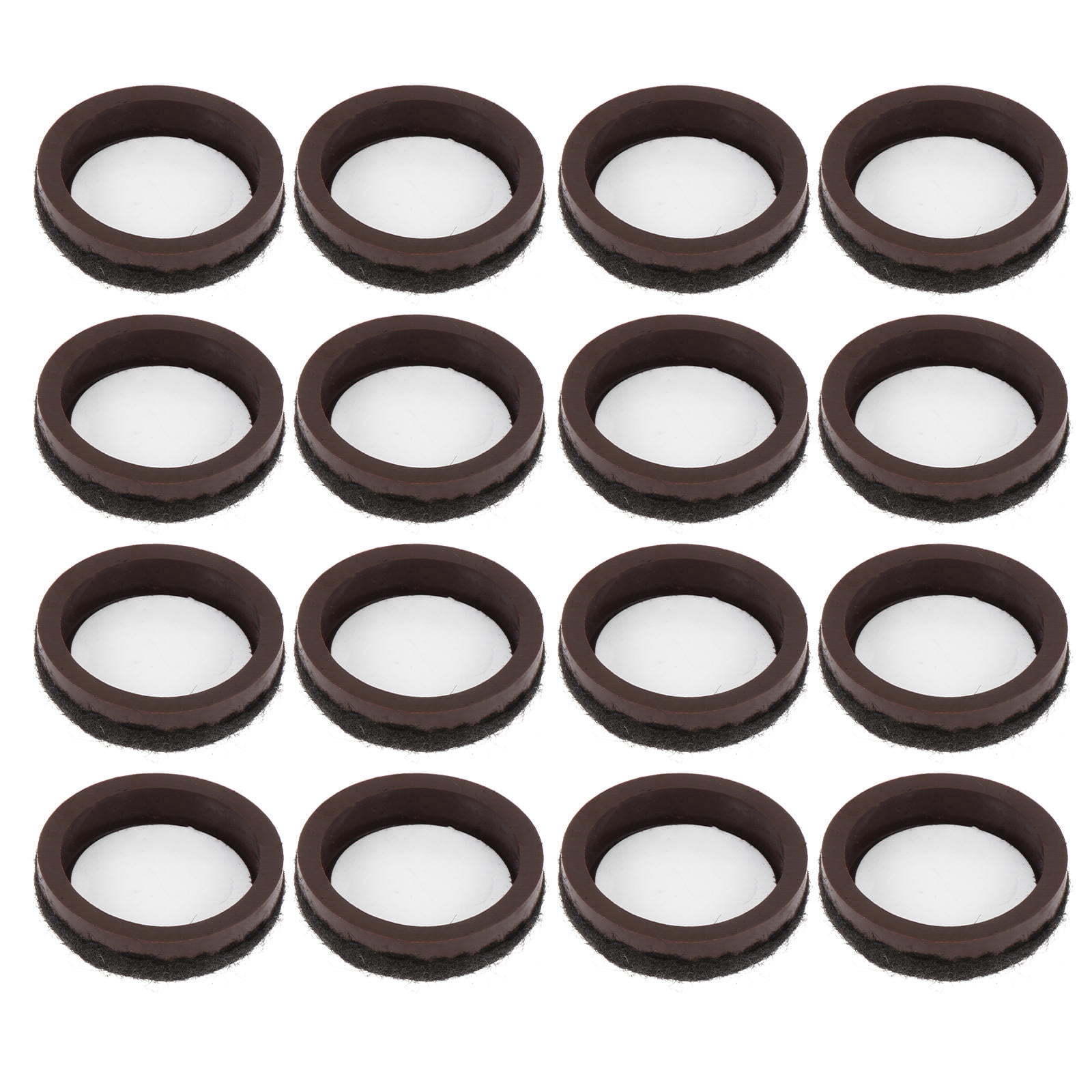 KAJNBN 1 Set 16Pcs Black Rubber Leg Sleeves for Chairs to Reduce ...