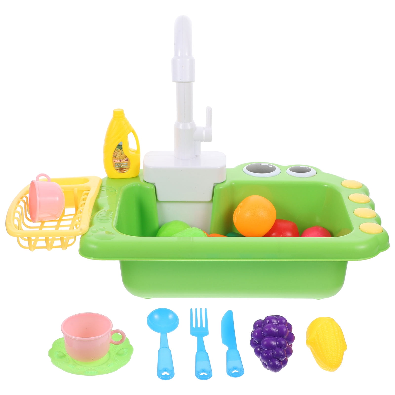 KAJNBN 1 Set Dishwasher Toy for Children Square Light Green Plastic ...