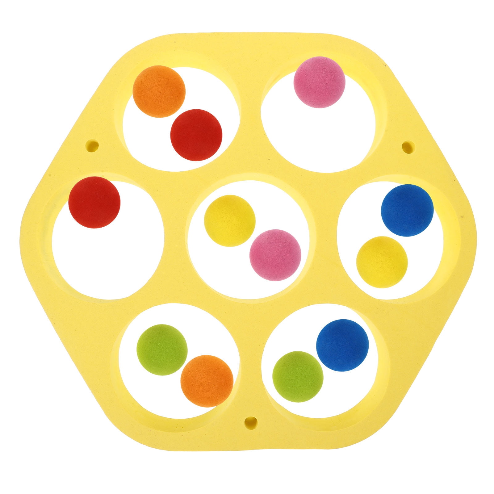 KAJNBN 1 Set Hexagonal Circle Ball Plastic Pool Tossing Game for All ...