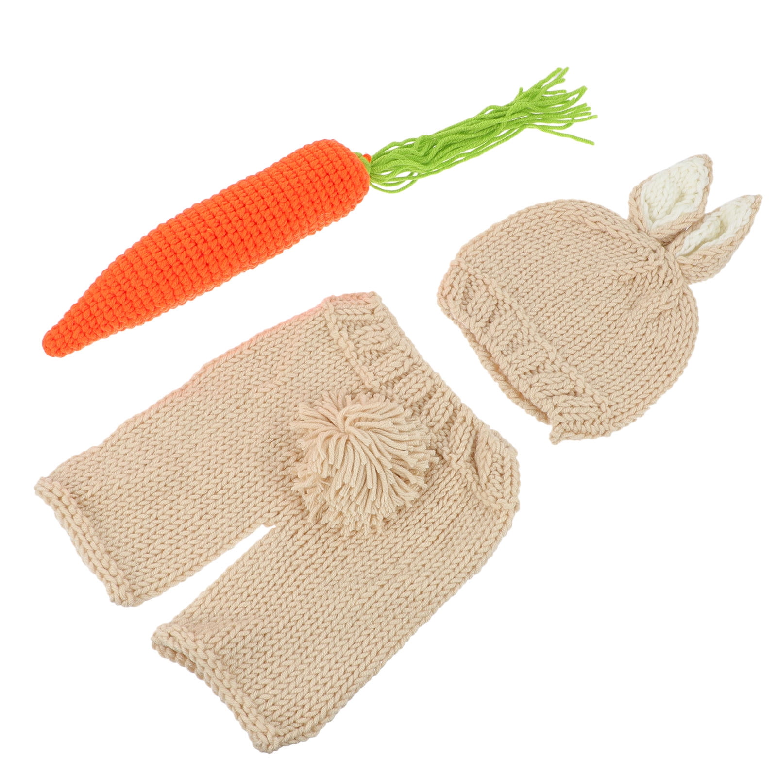 KAJNBN 1 Set Newborn Photography Props Woolen Knit Costume 15x4.7in - Walmart.com