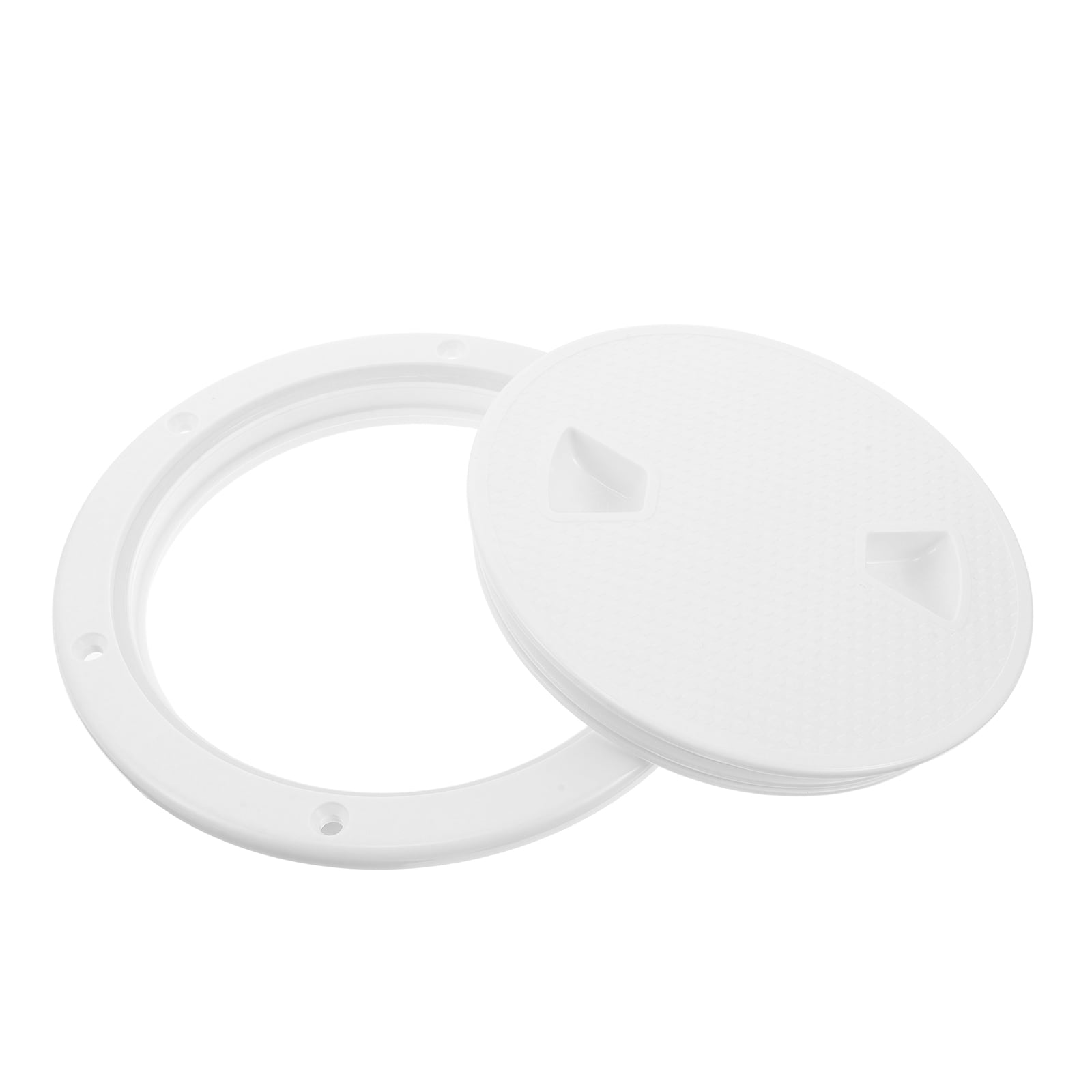 KAJNBN 1 Set White Round Boat Hatch Deck Plate for Boat and RV in ABS ...