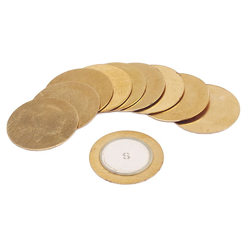 KAJNBN 10 Pcs Piezo Disc 29mm Diameter Piezoelectric Transducer for ...