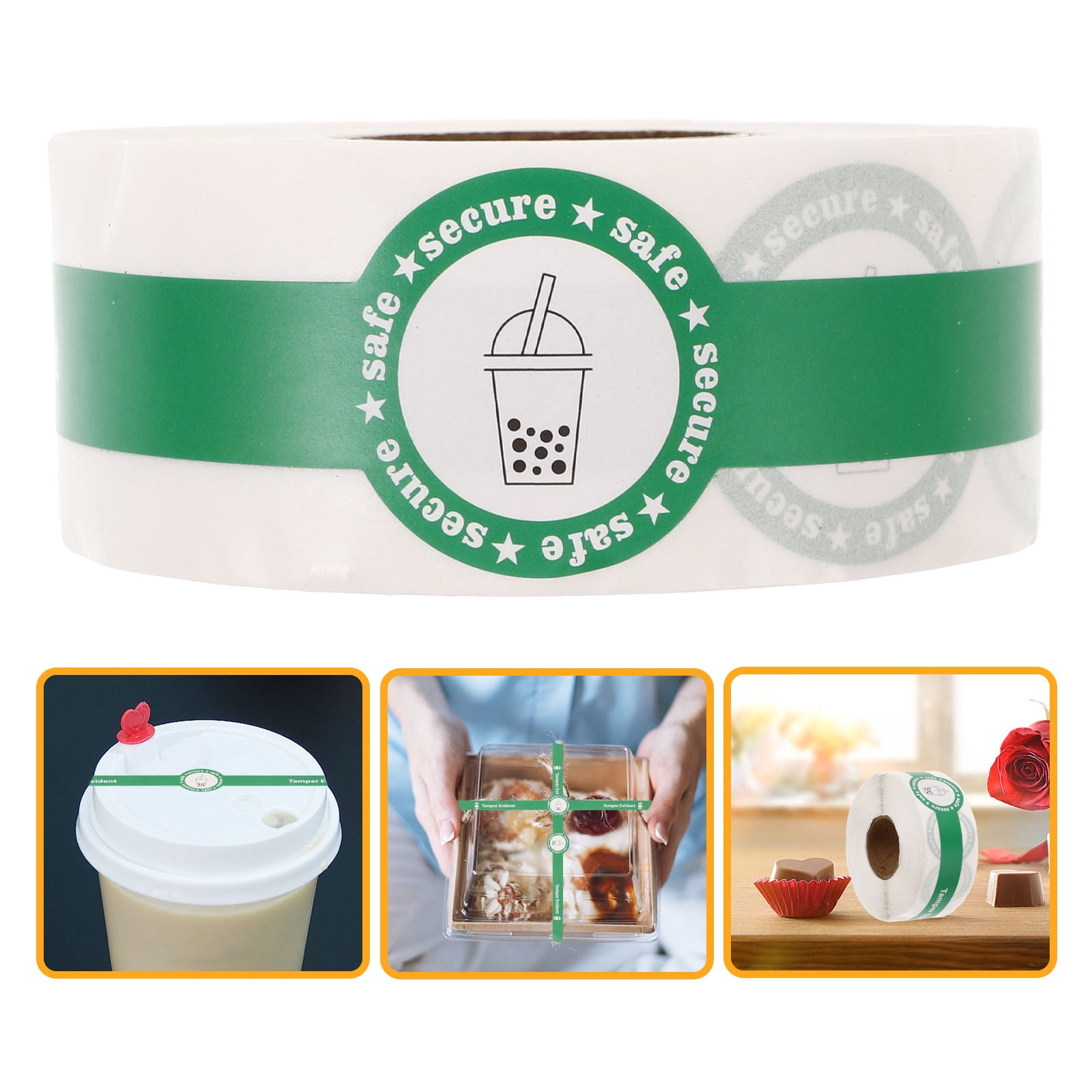KAJNBN 100 Stickers Baking Labels for Securing Cakes and Drinks in Home ...