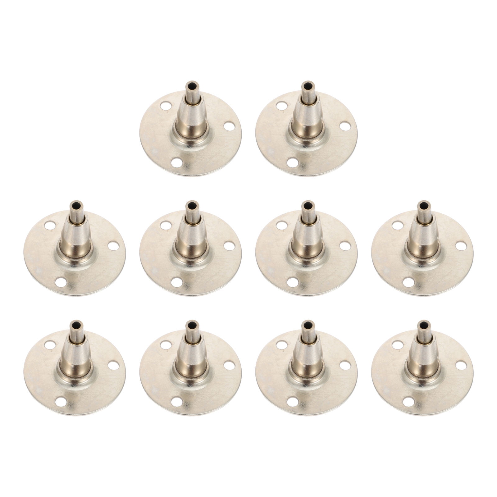 KAJNBN 10Pcs Zinc Alloy Hanging Wire Rope Code Silver Round for Indoor ...