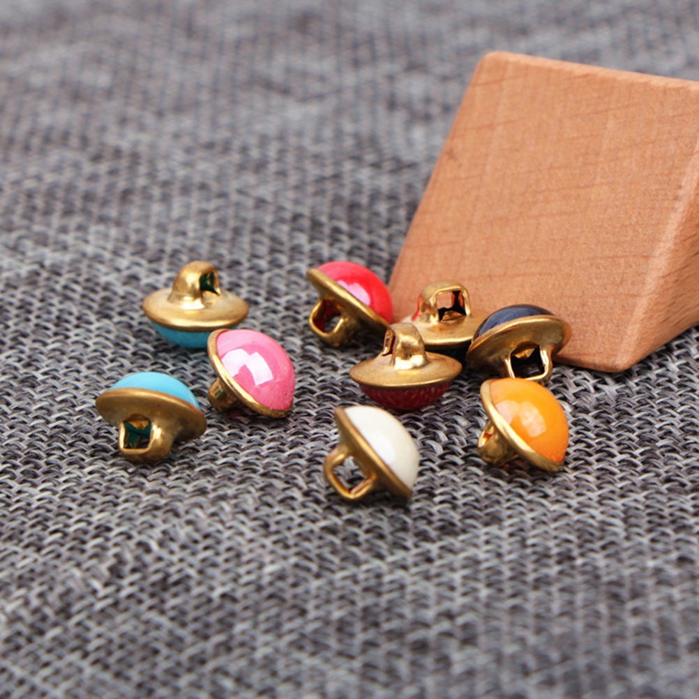 KAJNBN 120 Pcs Pearl Buttons Assorted Color for Diy Crafts and Sewing ...